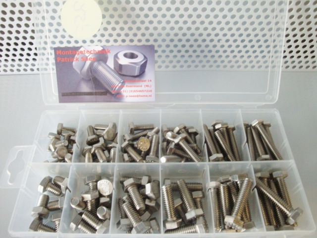 UNF rvs zeskantbouten 1/4 en 5/16 - RVS bevestigingsmaterialen webshop | Montagetechniek Patrick ...