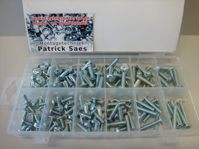 Inbus bolkop flens m5 & m6 verzinkt... - RVS bevestigingsmaterialen ...